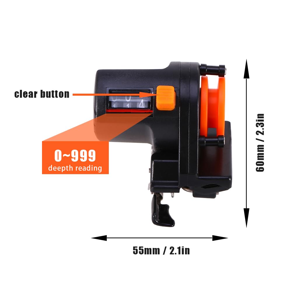 Snapklik.com : Fishing Line Counter, Fishing Line Depth Finder Line ...
