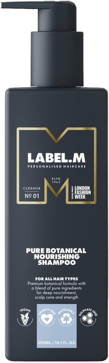 LABEL.M Pure Botanical Nourishing Shampoo 300ml : Amazon.co.uk: Beauty