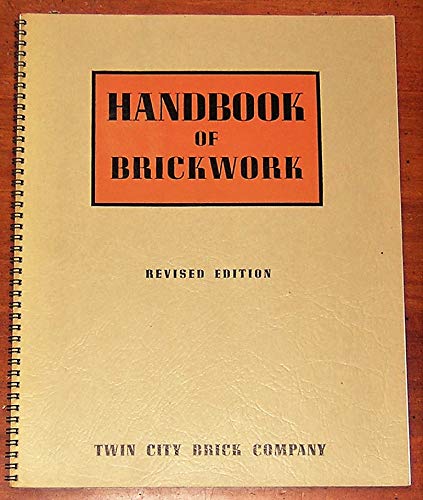 Handbook of Brickwork (Revised Edition): n/a: Amazon.com: Books