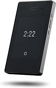 Light Phone II [Negro] Teléfono 4G Volte, teléfono minimalista para llamadas y mensajes de texto ...