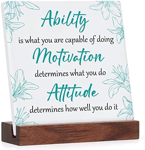 Amazon.com: Inspirational Office Desk Decor for Women - Cheer Up ...