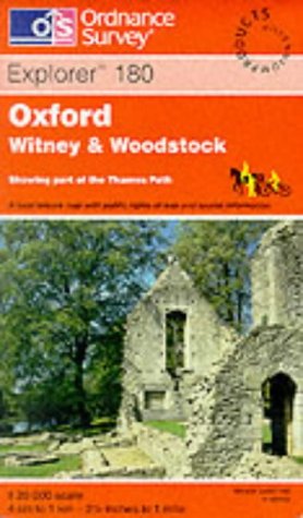 Oxford: Sheet 180 (Explorer Maps) : Ordnance Survey: Amazon.co.uk: Books