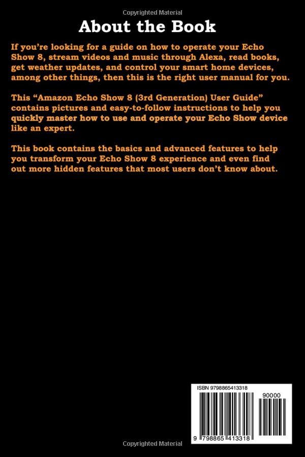 Amazon Echo Show 8 (3rd Generation) User Guide