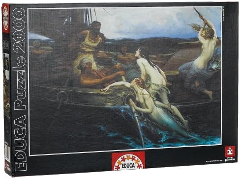 Jigsaw Puzzle - 2000 Pieces - Draper : Ulysses and the Mermaids: Amazon ...