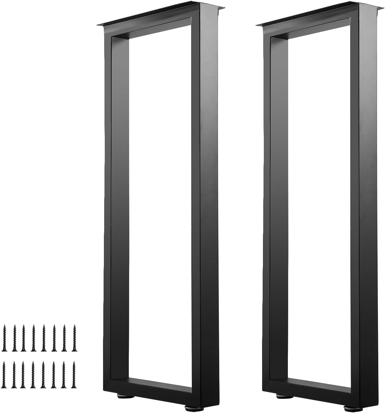 Amazon.com: iWEDN 40 Inch Bar Height Table Legs, Heavy Duty Metal Legs ...