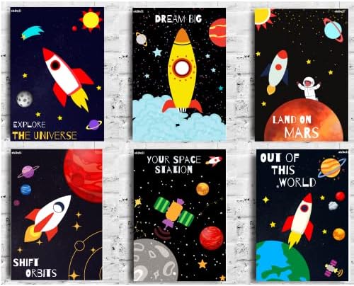B08L4VSH83 Ekdali Inspirational Learning Outer Space Posters ...
