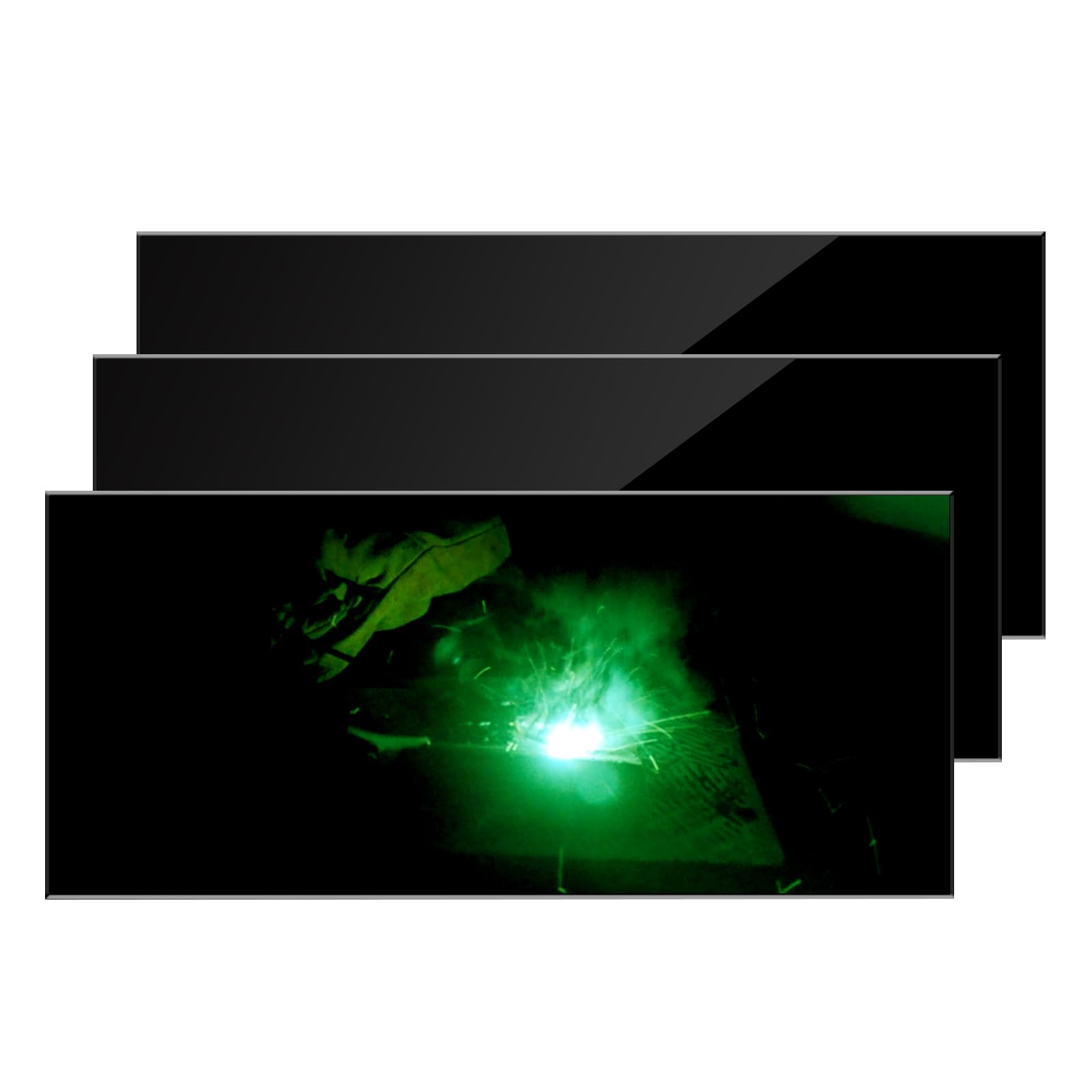 JustHot 3 EACH Shade10 Welding Glass Lens Helmet Filter Darkening ...