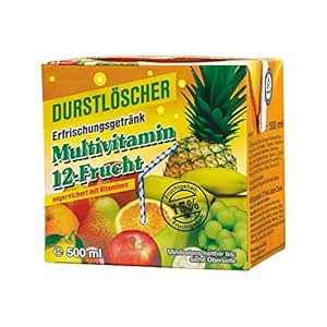 WeserGold - Durstlöscher Multivitamin 2x12x0,5L : Amazon.de: Lebensmittel & Getränke