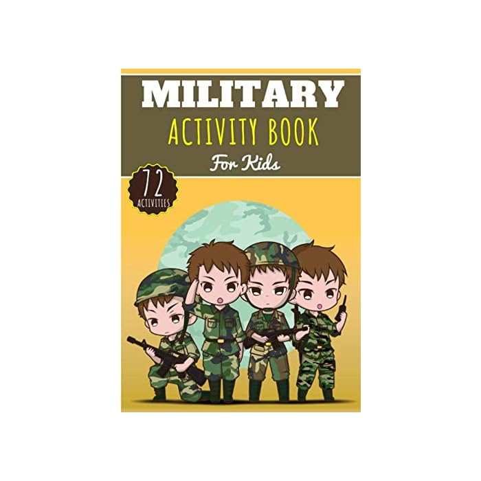Buy Military Activity Book: For Kids 4-8 Years Old Boy & Girl ...