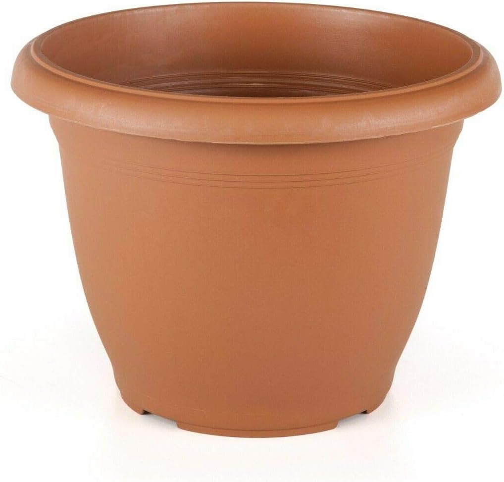 Tamersgifts Large Plastic Round Garden Flower Plant Pot Planters ...