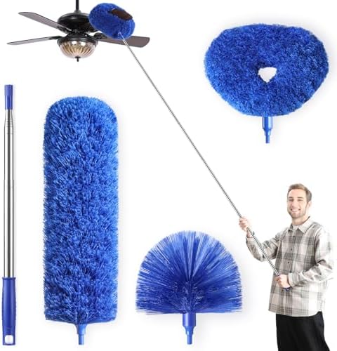 Amazon.com: Microfiber Duster for High Ceiling Fan Blades, Cobweb with ...