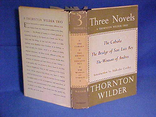 THREE NOVELS A Thornton Wilder Trio: Wilder, Thornton: Amazon.com: Books