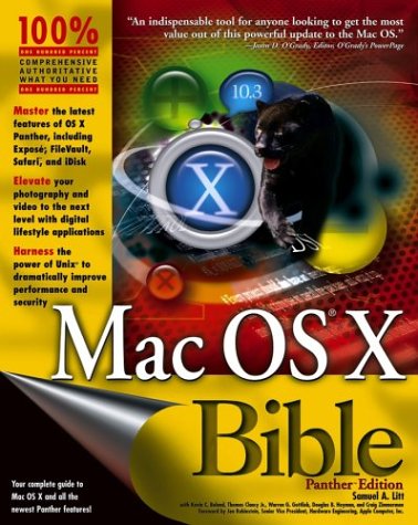 Mac OS X Bible by Litt, Samuel A.
