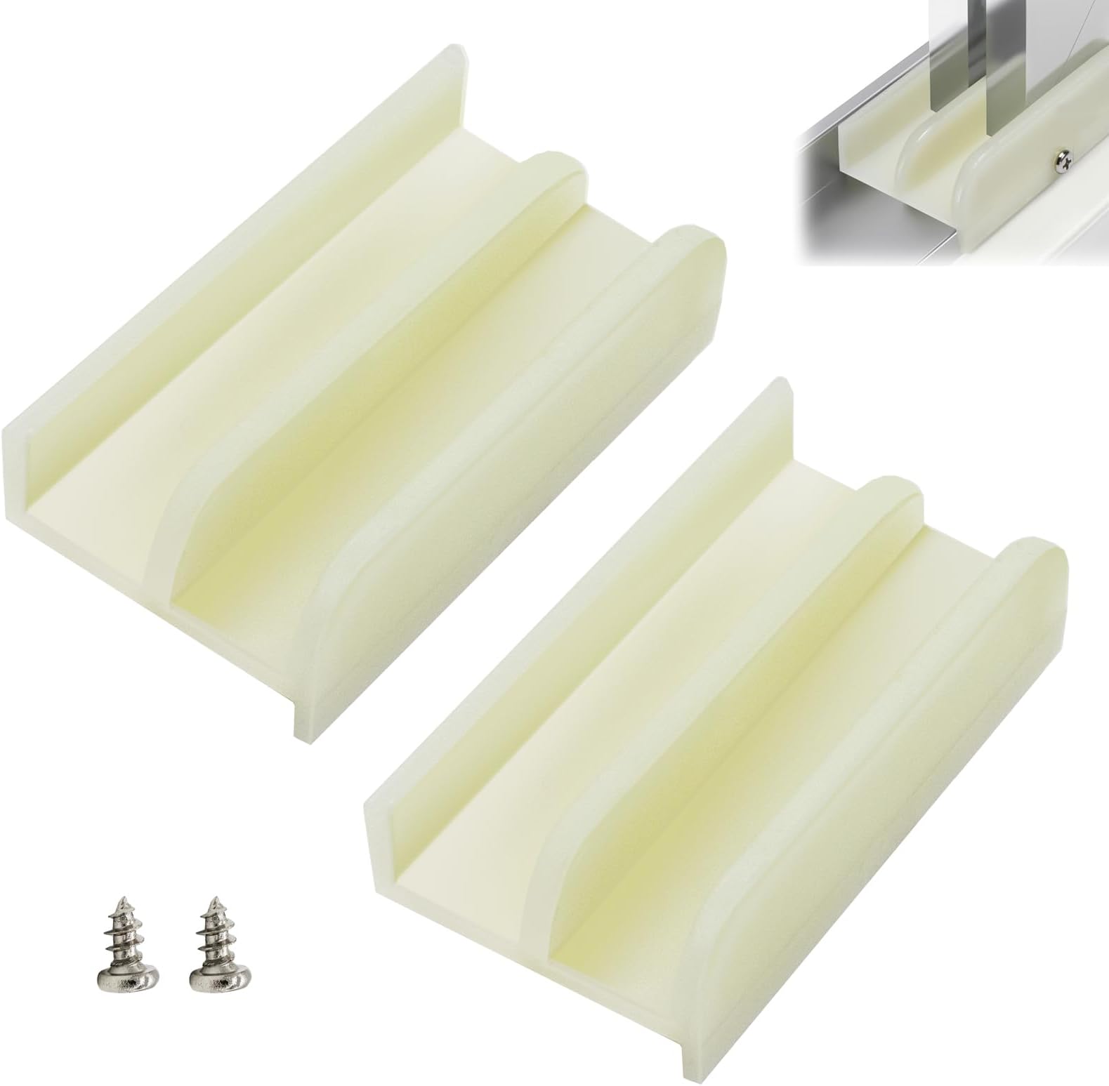 M6219 Sliding Shower Door Bottom Guide with Screws for Sliding Shower ...