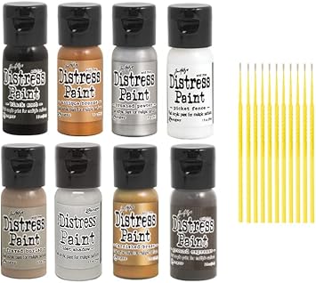 Amazon.com: Trebbies Ranger Tim Holtz Distress Paint Bundles - Antiqued ...