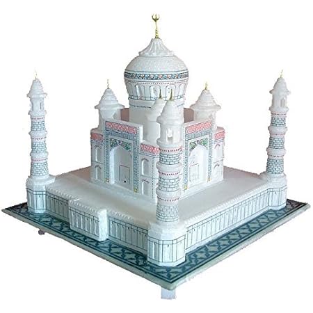 Amazon.com: StonKraft - Taj Mahal Tajmahal Marble Replica Model India ...