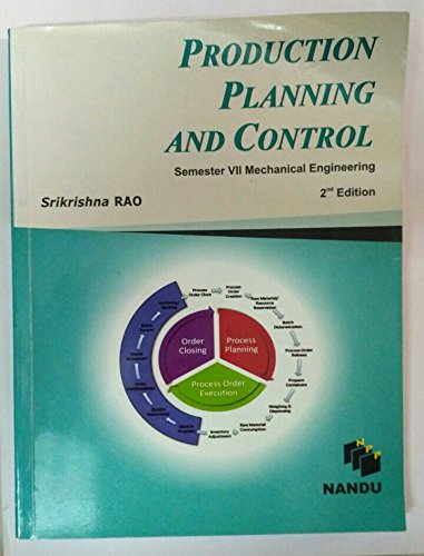 Production Planning And Control Semester VII Mechanical Engineering ...