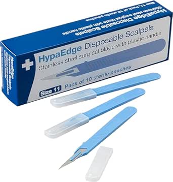 Safety First Aid Group HypaEdge Sterile Disposable Scalpels Size 11 ...