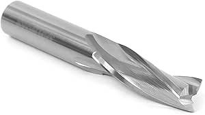 YONICO Upcut Router Bits Spiral 3 Flute Solid Carbide CNC Slow Helix ...