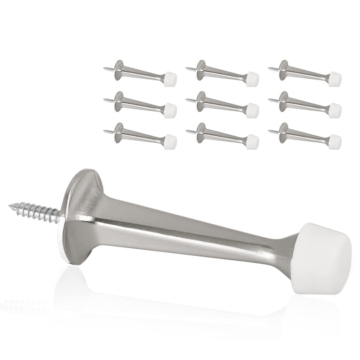 Amazon.com: KOVOSCH 10 Pack Solid Rigid Door Stops - Heavy Duty Door ...