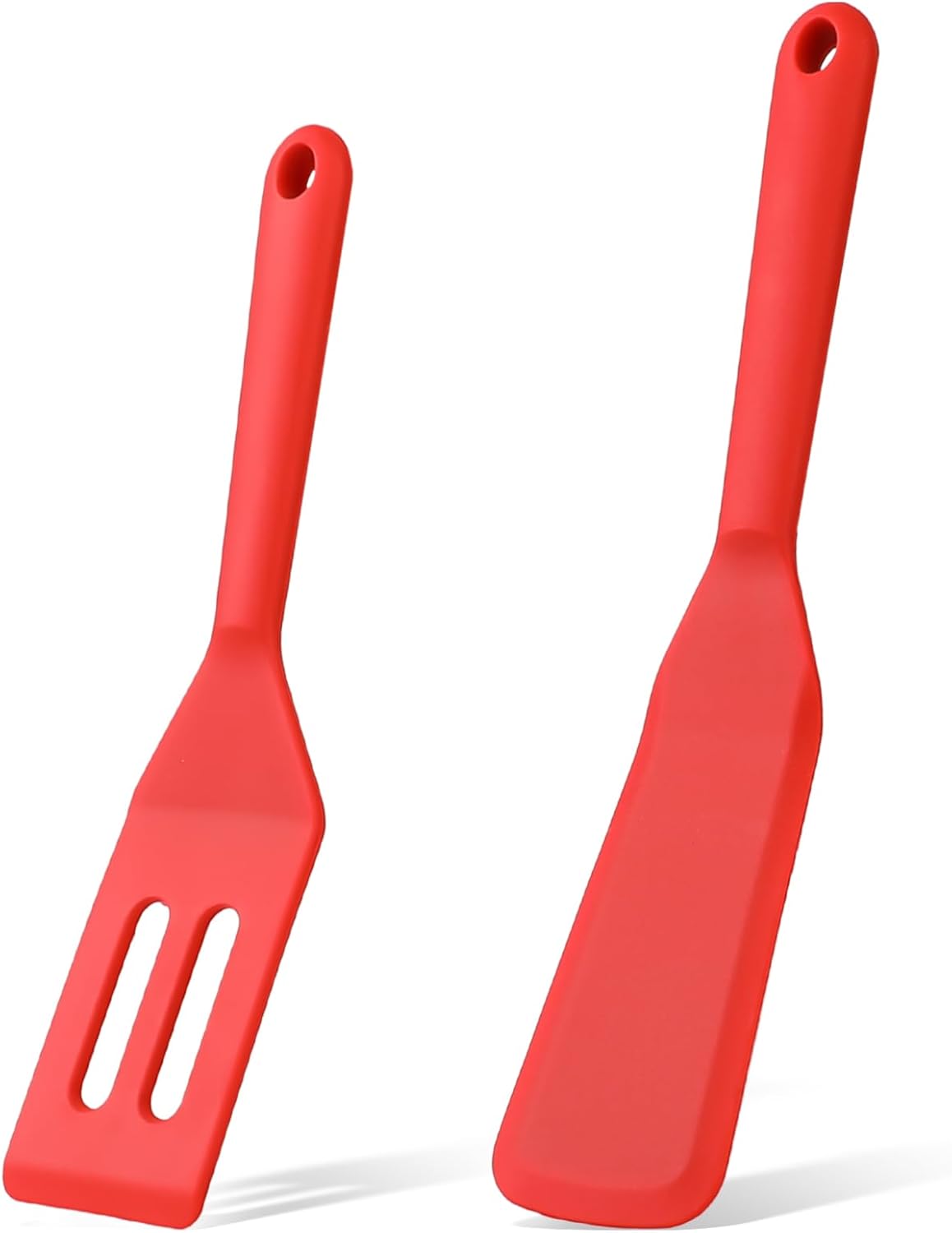 2 Pieces Mini Brownie Serving Spatula Set Mini Silicone Egg Spatula ...