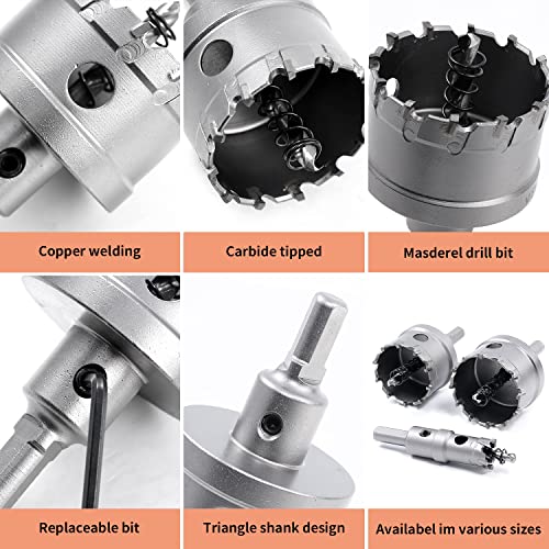 Dribotway Bi-Metal Hole Saw 70mm TCT Carbide Heavy Duty Industrial ...