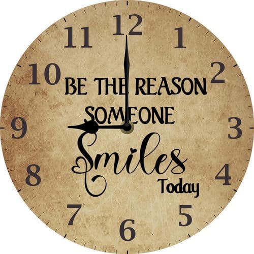Amazon.com: Ygzyahpwe Inspirational Wall Clocks - Be The Reason Someone ...