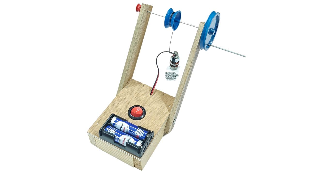 Buy ERH India Electromagnetic Crane Science Working Model DIY Assembly ...