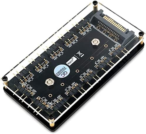 Amazon.com: 12 Way 5V RGB LED Splitter Hub with PMMA Case and Magnetic ...