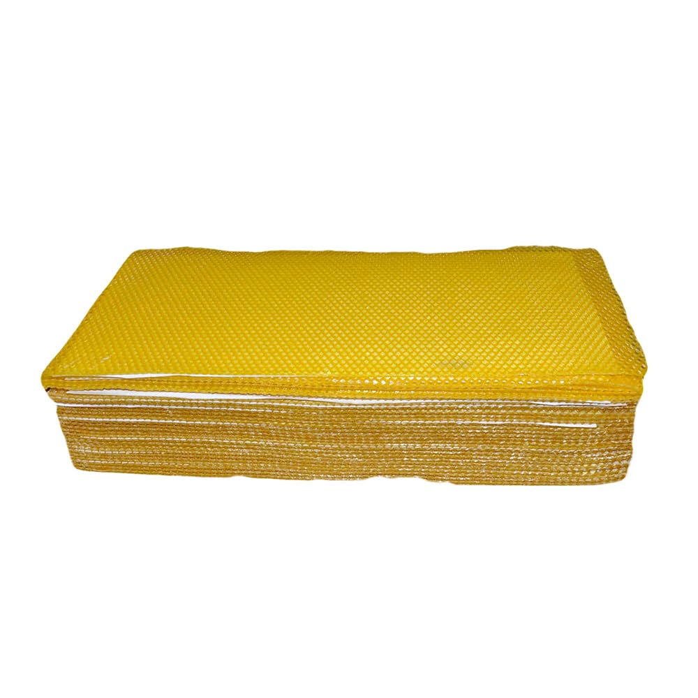 Amazon.com: 30 Pcs Beeswax Sheets, Bee Honey Sheets, Beehive Wax ...