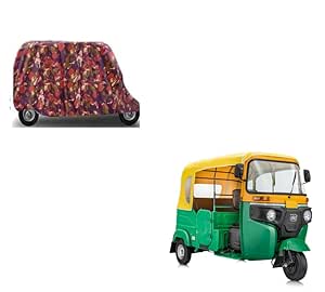 Edylinn Premium Water Repellent Auto Rickshaw Cover Compatible for All ...