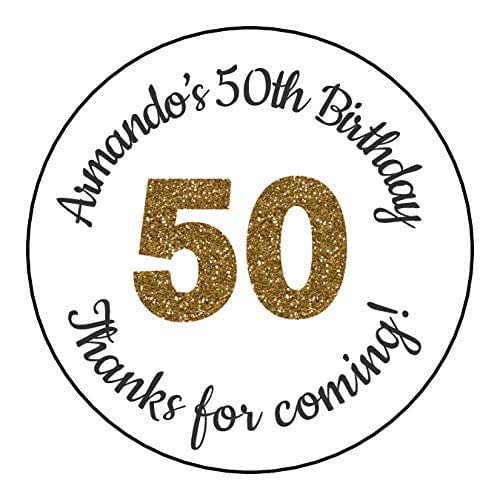 Amazon.com: 50th Birthday Stickers - Set of 20 : Handmade Products