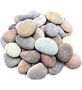 Amazon.com: 12 Extra-Large Rocks for Painting – Multi-Colored Craft ...