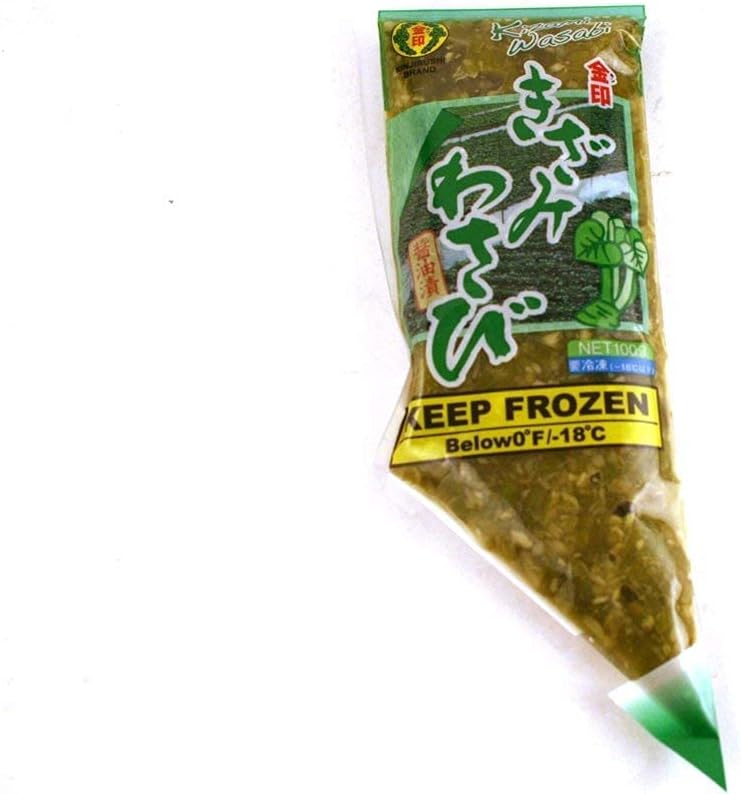 Amazon.com : Kinjirush Brand Kizami Wasabi (Chopped Wasabi) 3.5oz ...