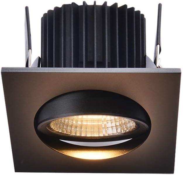 Amazon.com: 7W Recessed Transparent Grid Spotlight Square COB Spot Lamp ...