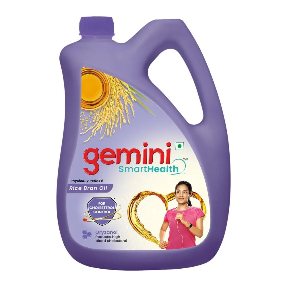 Gemini Rice Brain Oil 5 litres : Amazon.in: Grocery & Gourmet Foods