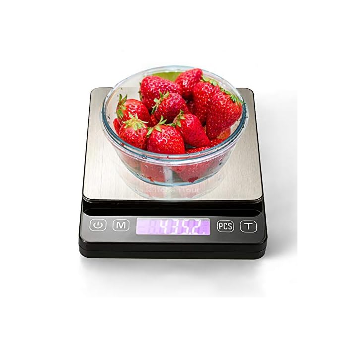 Buy KitchenTour Digital Kitchen Scale - 3000g/0.1g High Accuracy ...