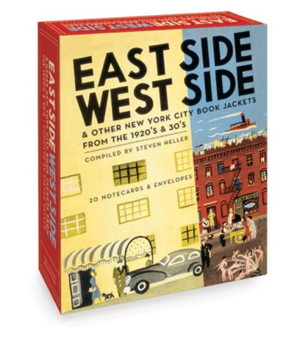East Side West Side, A Postcard Book: New York City Book Jackets from ...