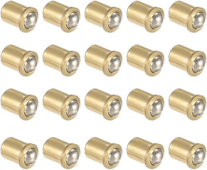 uxcell Door Cabinet Closet Drawer 5mm Dia Brass Ball Catch Latch ...