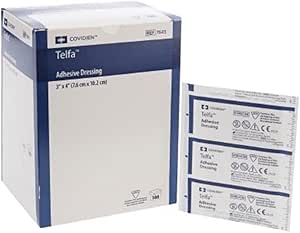 Amazon.com: Telfa Non-Stick Pads With Adhesive 3" X 4"-100 by KENDALL HEALTHCARE (Coviden ...