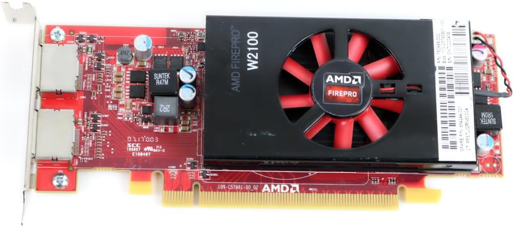 Amazon.com: AMD FirePro W2100 2GB GDDR3 Low Profile Graphics Card ...