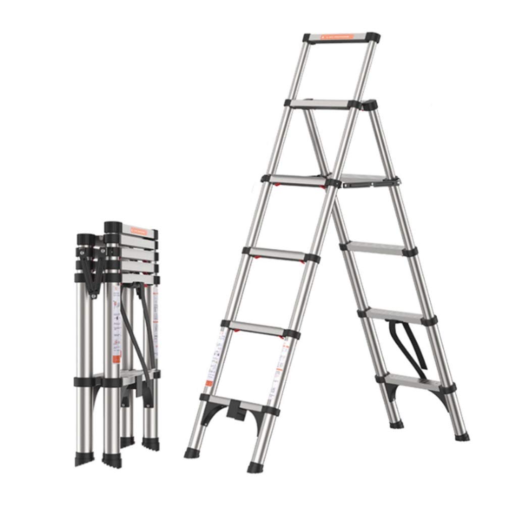 Buy Telescoping Ladders One-Click Folding Telescopic Ladder, Step ...