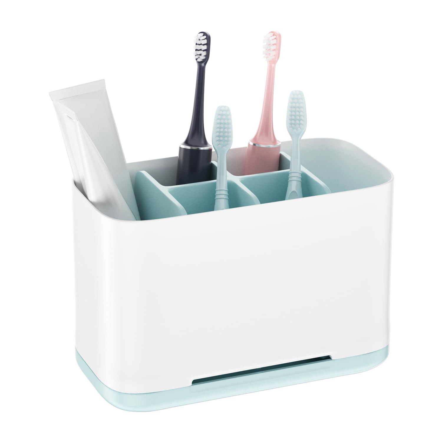 Amazon.com: Toothbrush Holder, Toothpaste Holder with Anti-Slip Bottom ...