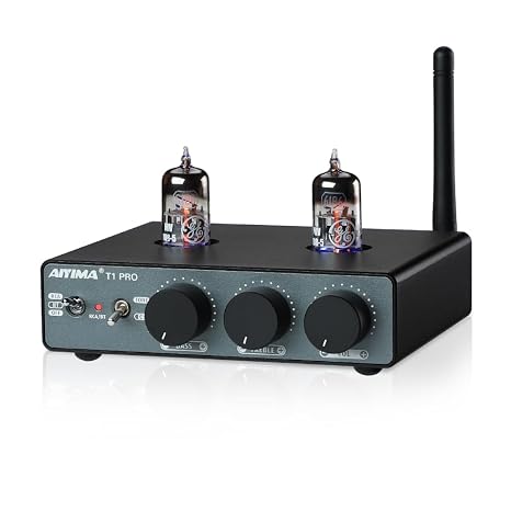 AIYIMA T1 PRO Tube Preamp Vacuum Pre-Amp Receiver Home Audio ...