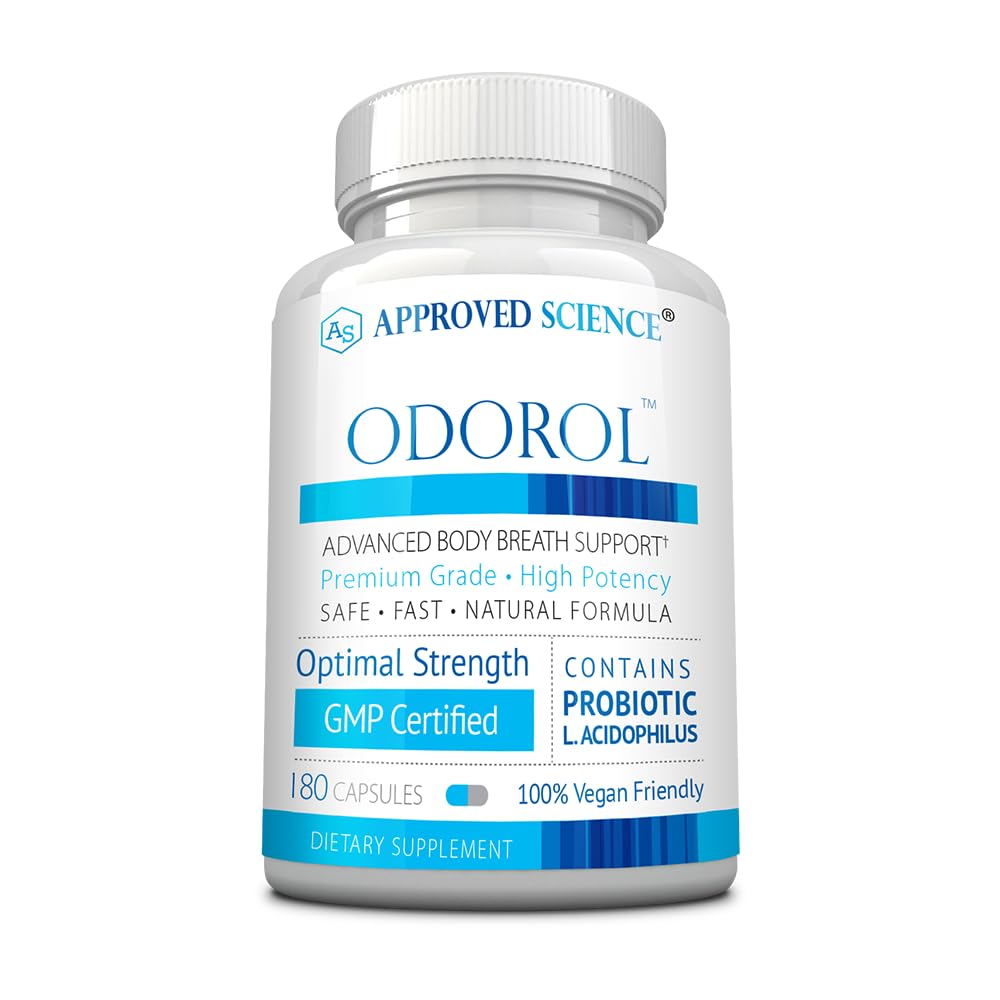 Amazon.com: Approved Science Odorol - 180 Capsules - Freshen Bad Breath ...