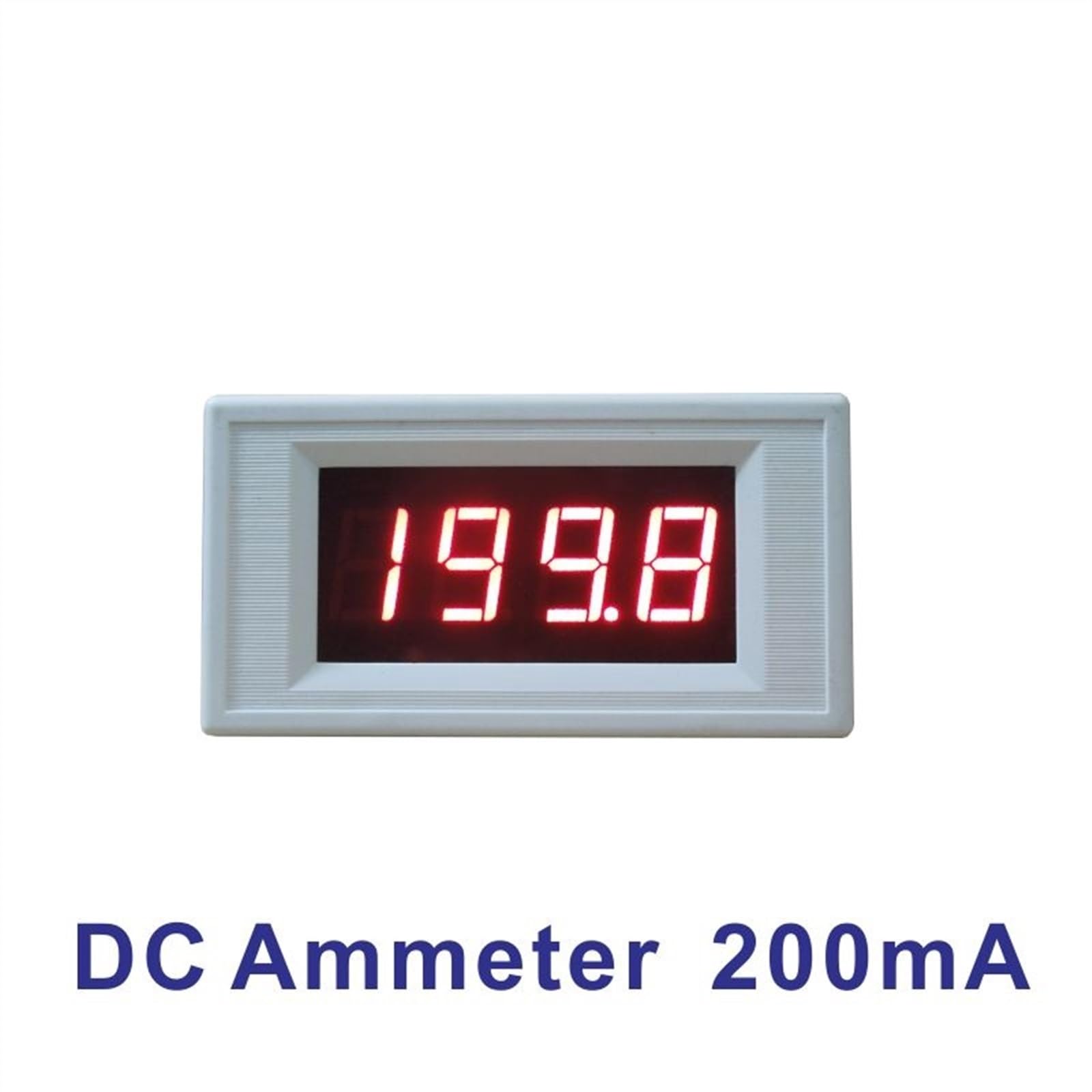 DC Digital Ammeter Panel DC 0-200mA Digital Panel Ammeter / Current ...