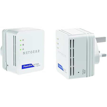 Netgear Powerline Kit Nano Network Extender 500Mbps Ref XAVB5101-100UKS ...