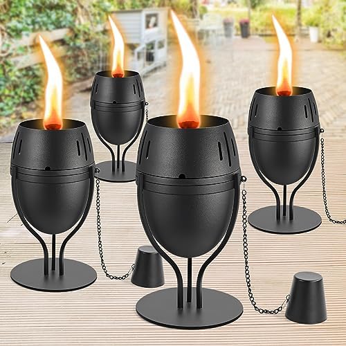 Amazon.com : ZSZMFH 4 Pcs Wall Mounted Citronella Torches, 16 oz Garden ...