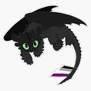 Amazon.com - Toothless (Ace) Bumper Sticker Vinyl Decal 5"
