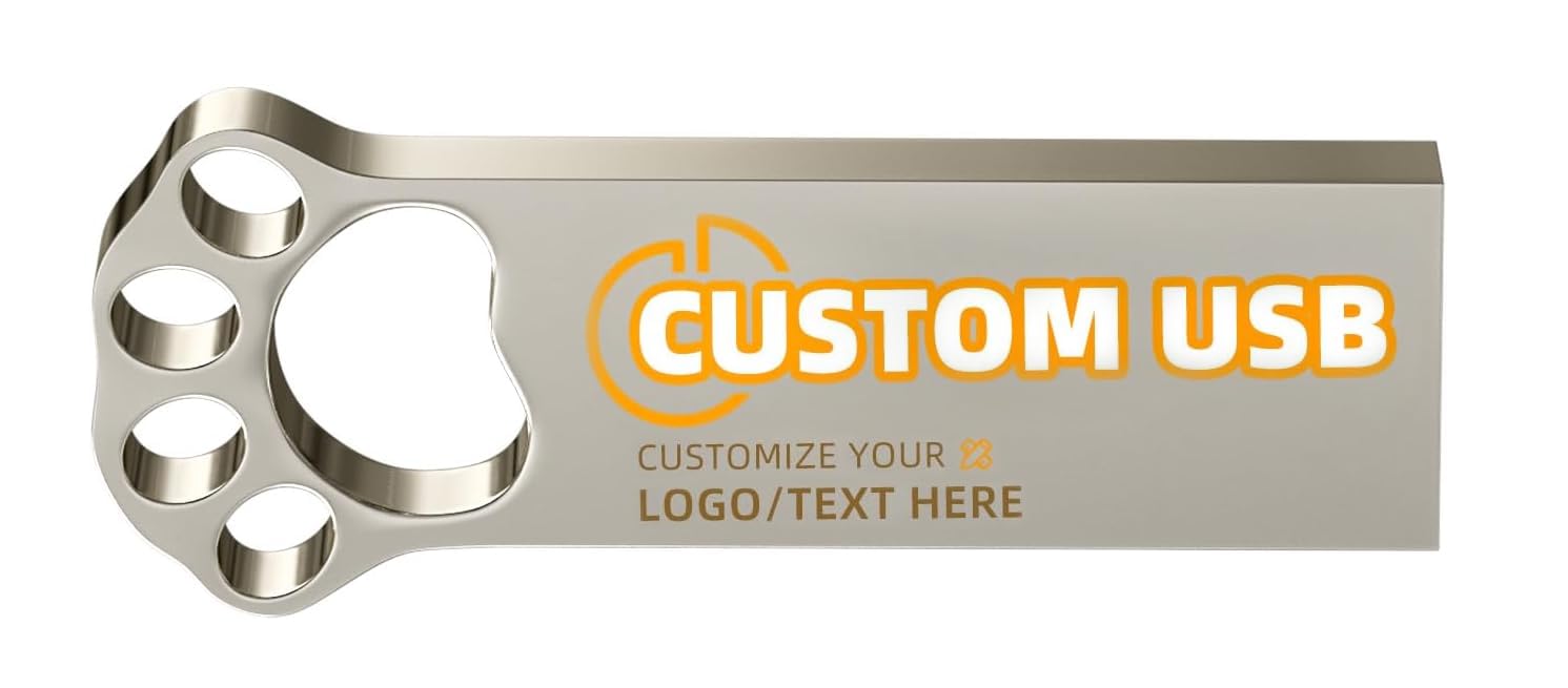 Amazon.com: Bilious Custom Personalized USB Flash Drive 32GB/64GB/128GB ...